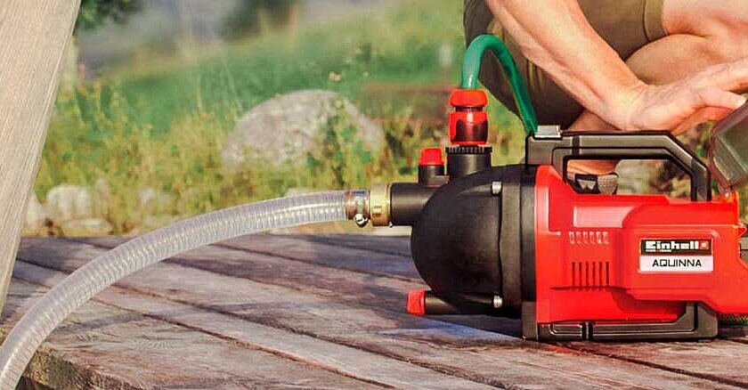 Water pumps and domestic waterworks for home and garden | Einhell.dk