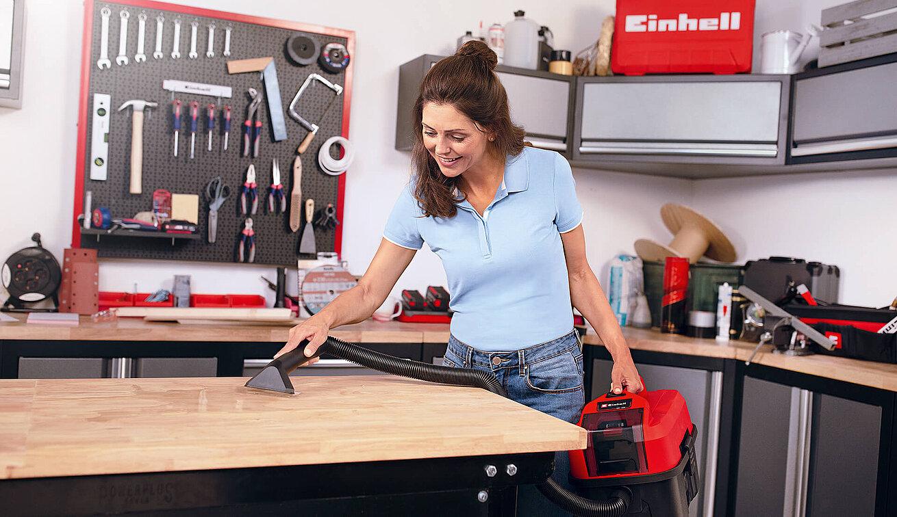 Professional cleaning devices, construction site vacuums & high-pressure cleaners | Einhell.dk