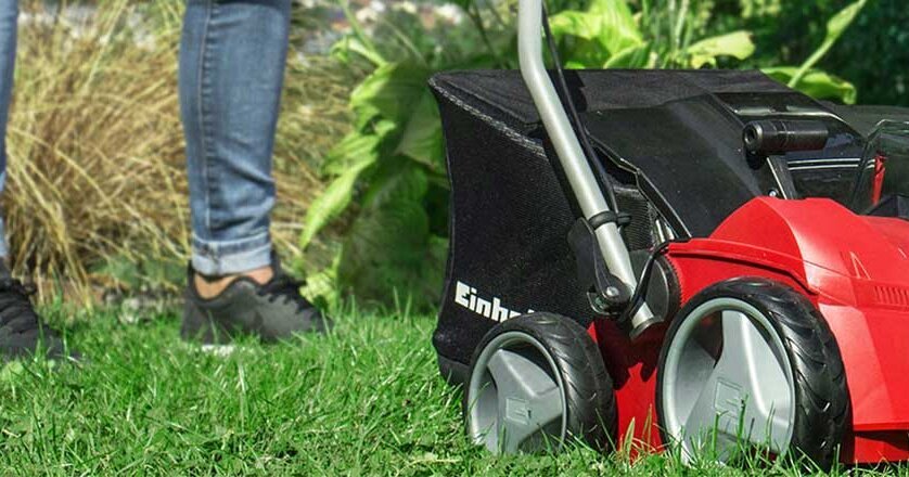 Professionelle benzindrevne, elektriske eller batteridrevne plæneluftere | Einhell.dk